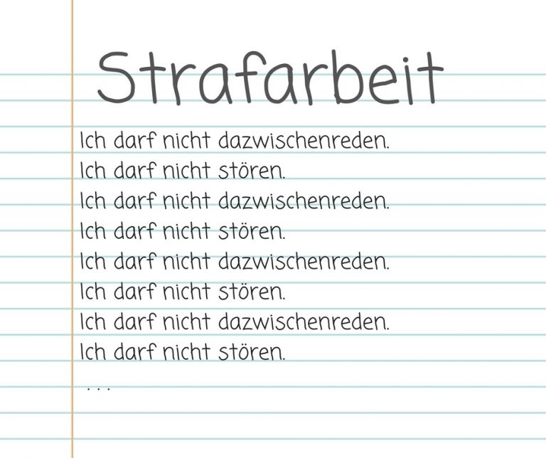 Strafarbeit – StadtLandKind. Strafarbeit – StadtLandKind.